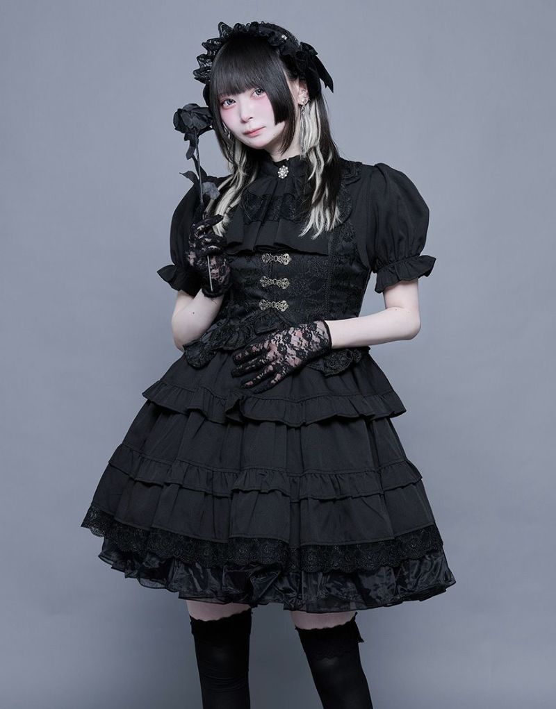 ililil【イルイルイル】クラロリ地雷ちゃんの微睡ドールワンピ/全2色